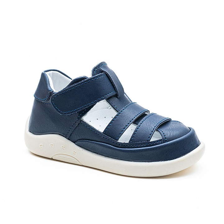 Sandale copii piele Kidopo Softy Jerry Marine, marimea 25 - eMAG.ro