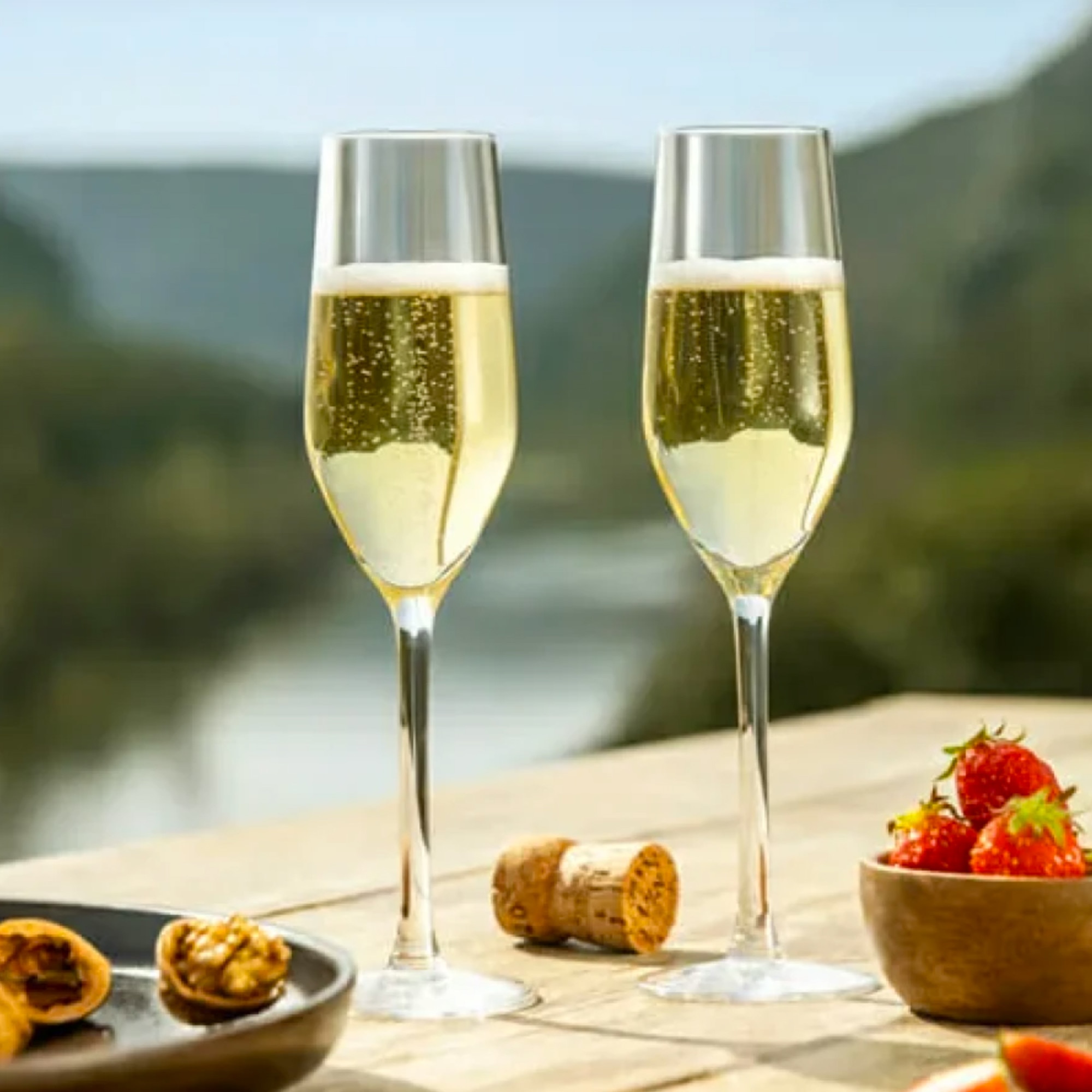 Set pahare sampanie 160 ml, L'Atelier Du Vin France, Cristal ...