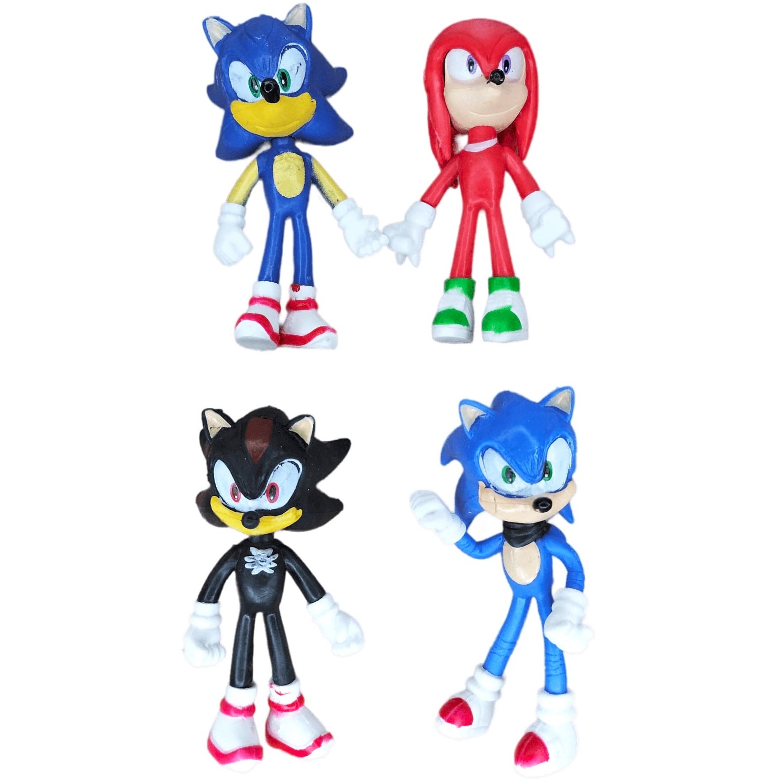 Set Sonic, 4 Figurine, 10 cm, Multicolor - eMAG.ro