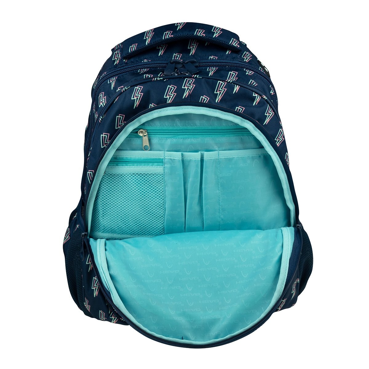 Ghiozdan Head HD-443, 4 compartimente, design fulger - eMAG.ro