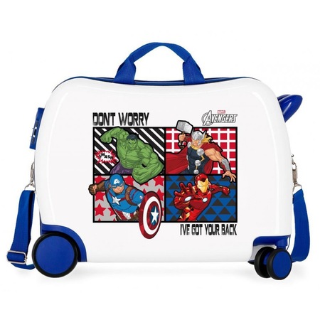 Geamantan de voiaj pentru copii pe roti / baldaur AVENGERS ALL, 34L ...