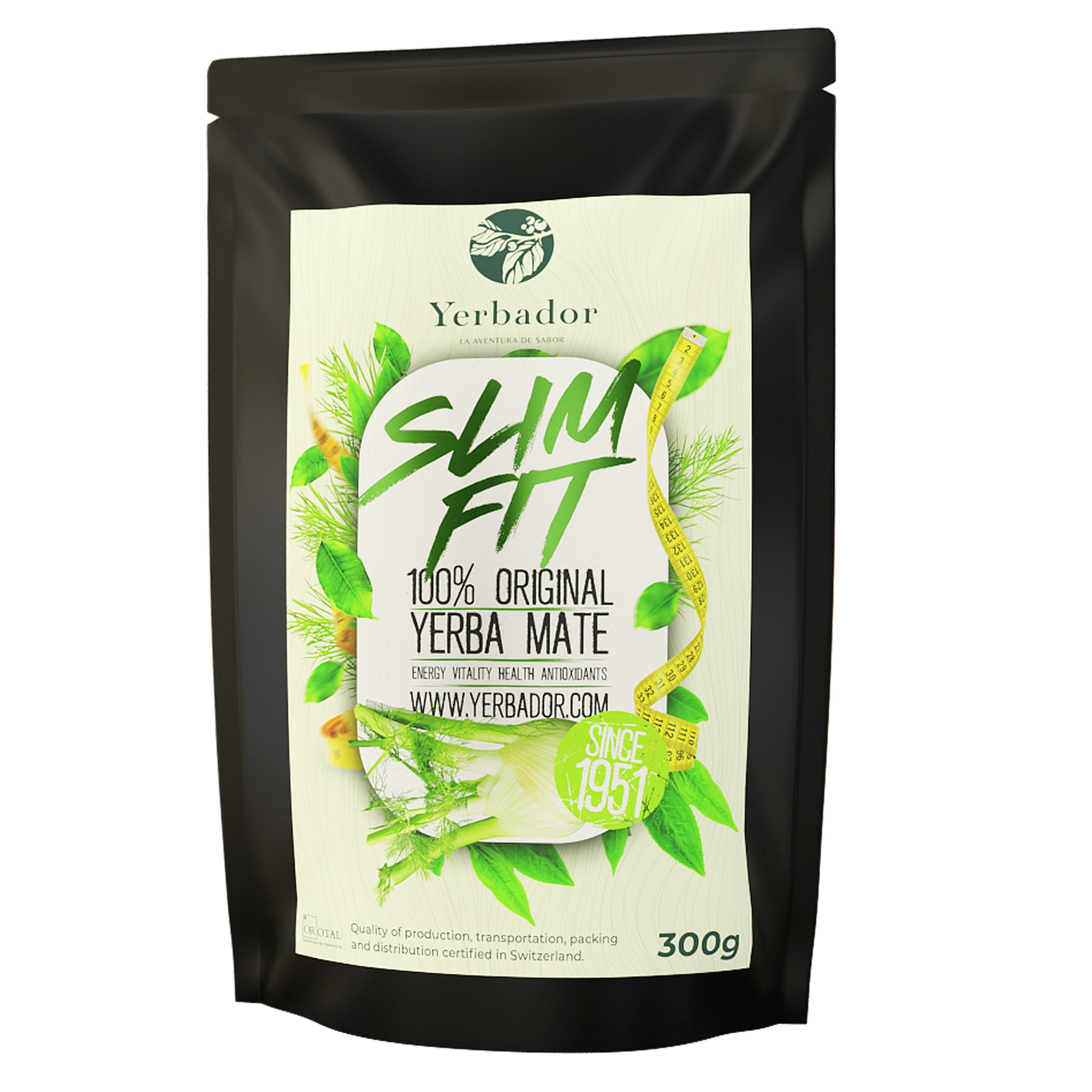 Ceai, Yerbador, Mate PREMIUM, SLIM FIT, 300g - eMAG.ro