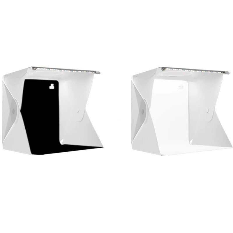 Cub Foto Portabil cu LEDuri Incorporate pentru Fotografie de Produs ...