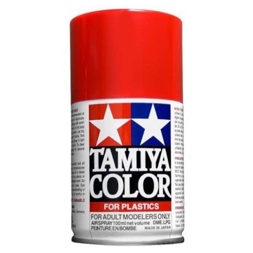 Vopsea acrilica pentru modelism Tamiya 85008 TS-8 Italian red spray ...