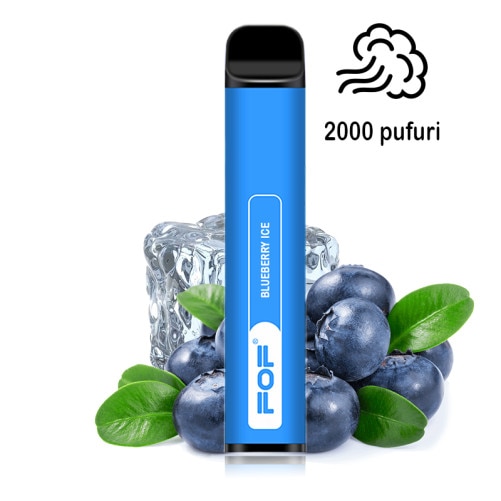 Tigara electronica iUni FOF KT-2, 2000 pufuri, 2% Nicotina, Blueberry ...