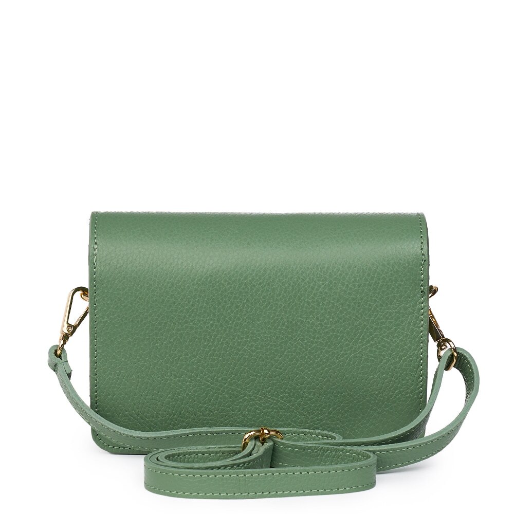 Poseta din piele naturala Mona verde fistic - eMAG.ro