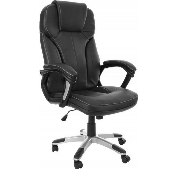 Scaun de birou, Pivotant, Textil, Negru - eMAG.ro