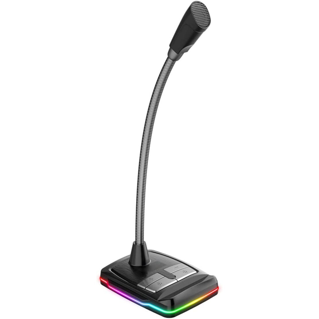 Microfon Gaming Varr VGMD1, Iluminare RGB, Conexiune USB, Negru - eMAG.ro