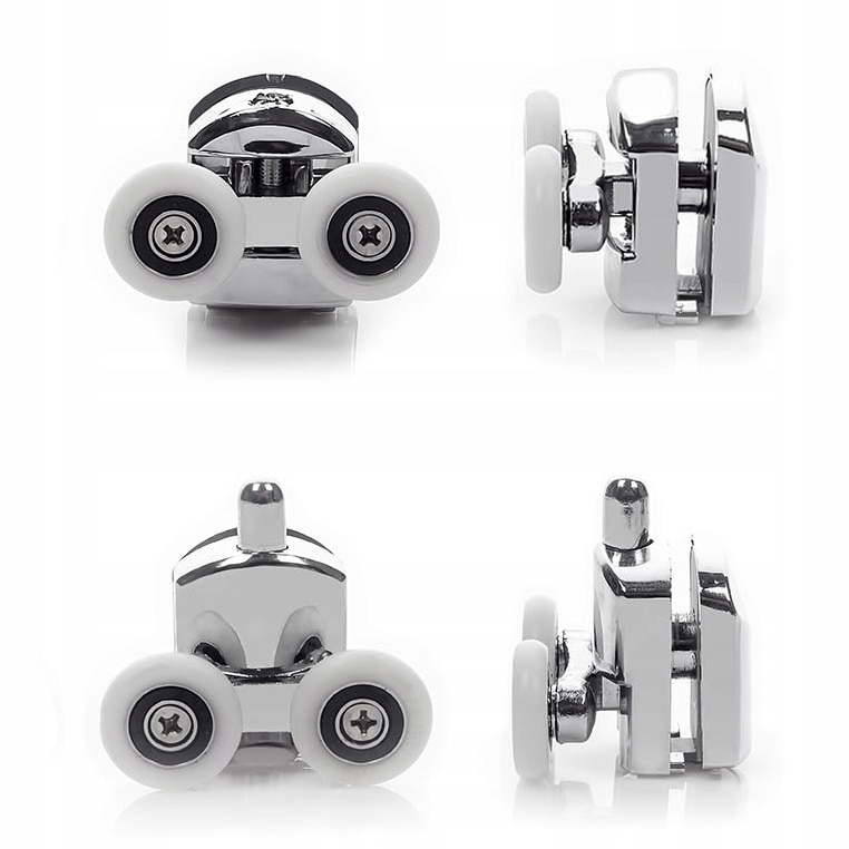 Set roti cabina dus, INEA, 23 mm, Metal, Argintiu - eMAG.ro