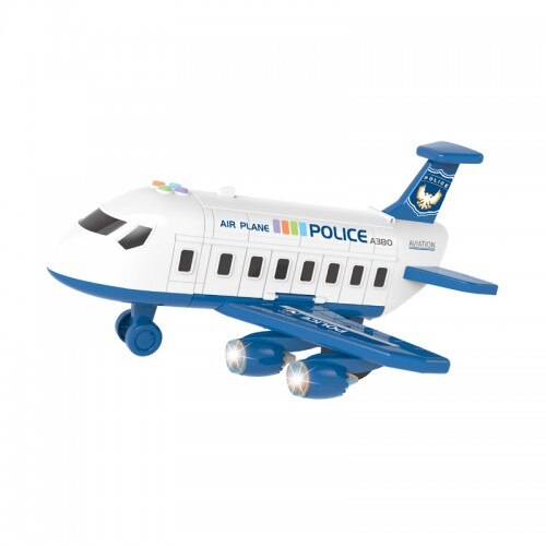 Avion cargo pentru copii simulator transport cu sunete si lumini - eMAG.ro