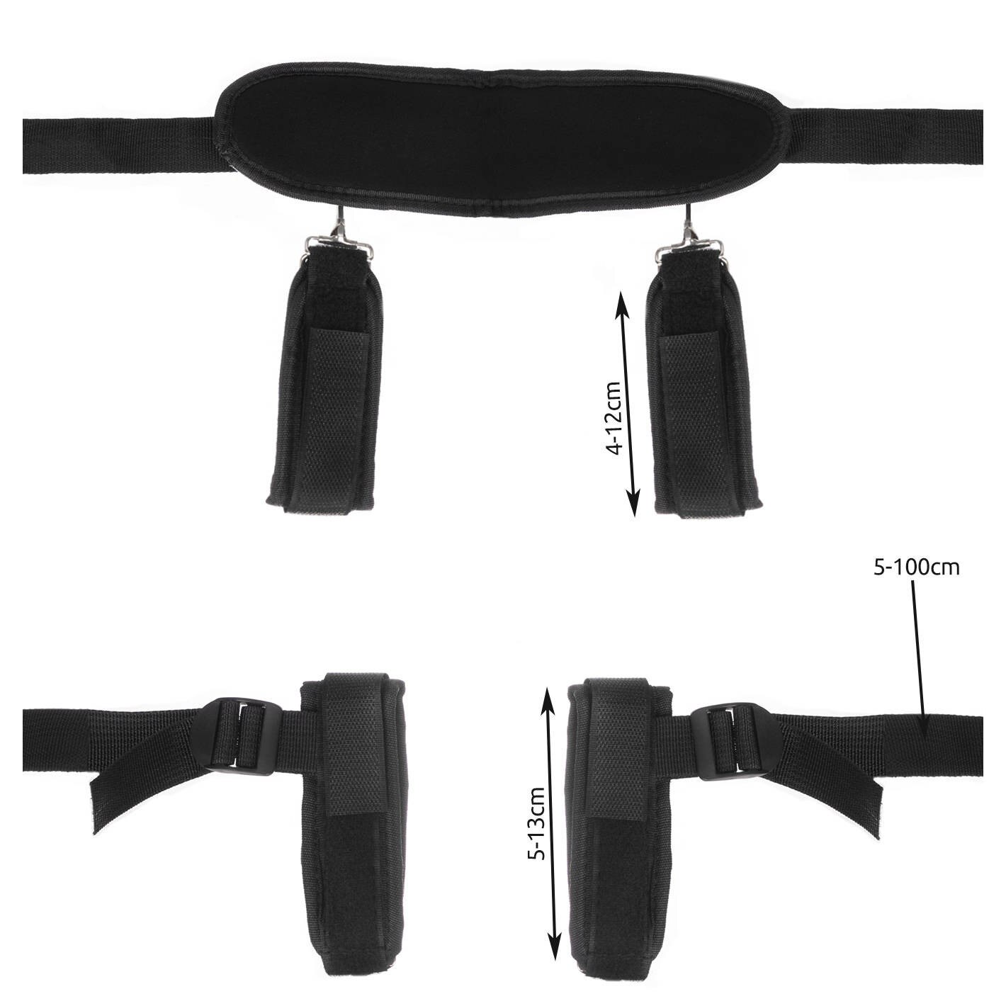Set Catuse Erotice cu suport, "LikeSmart Fun", contine Mansete pentru ...