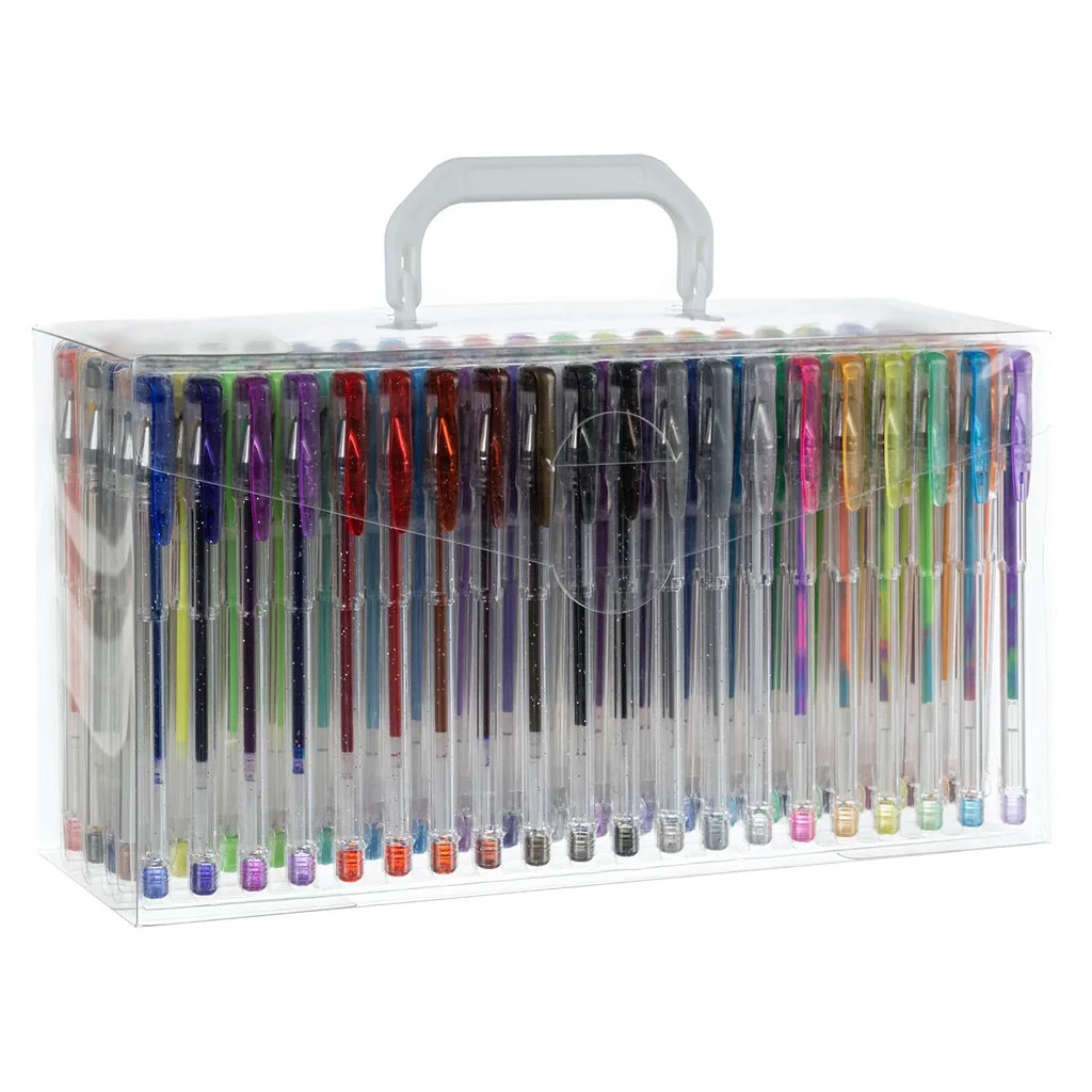 Set 140 Pixuri cu Gel Colorate "LikeSmart Gel Pen", 4 tipuri de culori ...