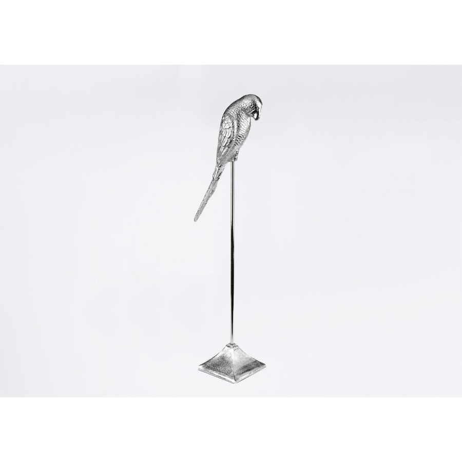 Decor, Papagal, Metal, Argintiu - eMAG.ro