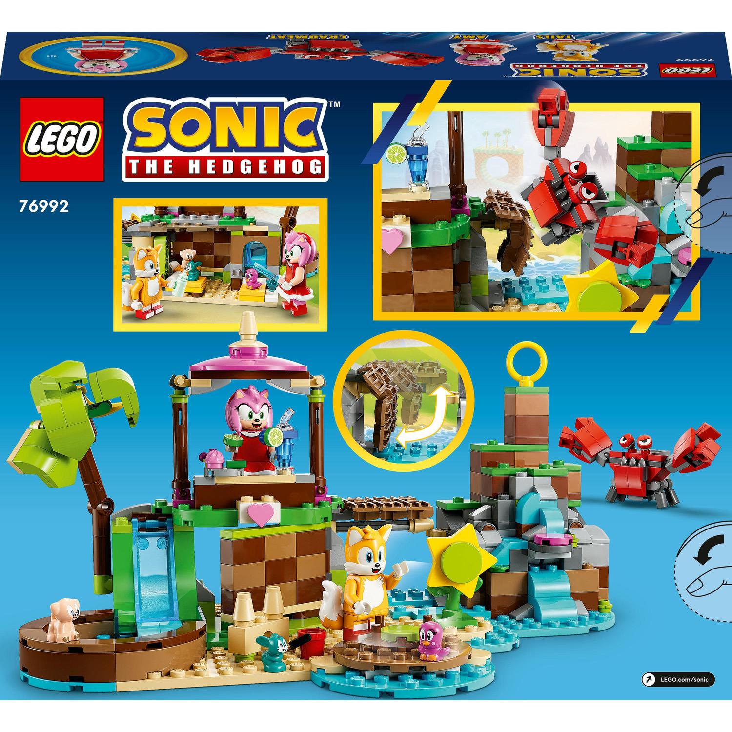 LEGO® Sonic - Amy's Animal Rescue Island 76992, 388 части - eMAG.bg