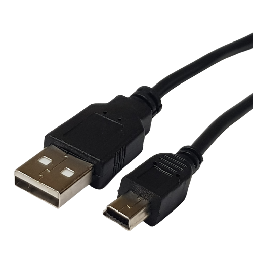 Cablu mini USB tata - USB tata, pentru dispozitive cu port mini USB ...