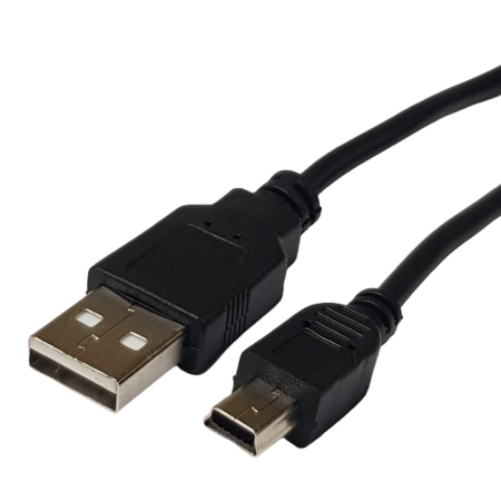 Cablu mini USB tata - USB tata, pentru dispozitive cu port mini USB ...