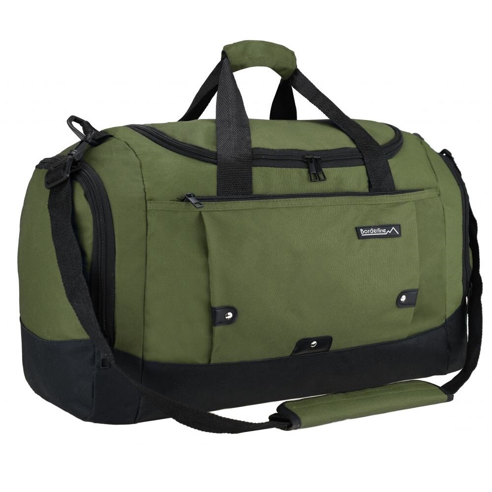 Geanta de calatorie, 42x31x35, Borderline, SB62, kaki - eMAG.ro