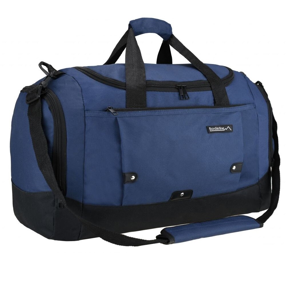 Geanta de calatorie, 42x31x35, Borderline, SB62, albastru marin - eMAG.ro