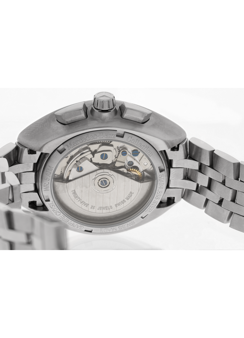 Ceas pentru barbati, Mercedes-Benz, Automatic, Rezistent la apa, Inox ...