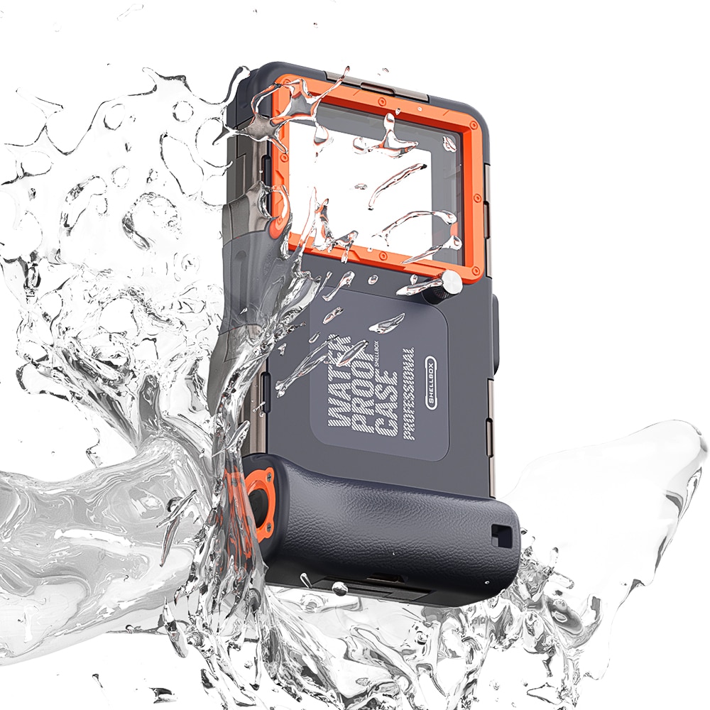 Carcasa Impermeabila pentru Telefon 6.8", ShellBox Diving Waterproof ...