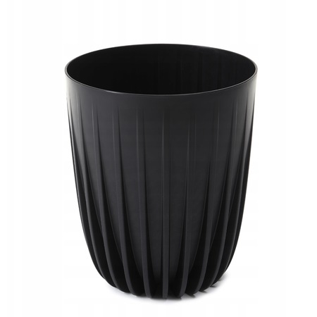 Ghiveci decorativ, Wielorybie Rzezczy, Plastic, 30 cm, Negru - eMAG.ro