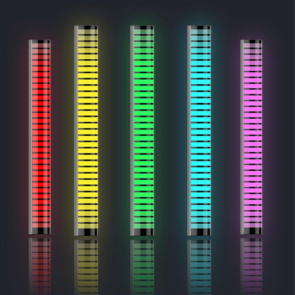 Lumini De Ritm LED RGB SIKS Cu Activare Sonora, Bara RGB Cu Funcitie VU ...