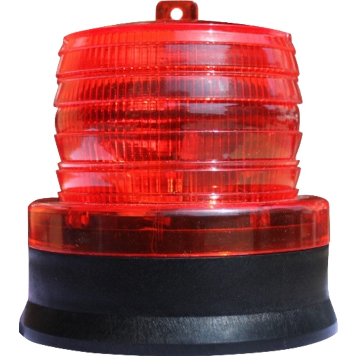 LED rosu intermitent de atentionare cu incarcare solara, 1.2 V ...