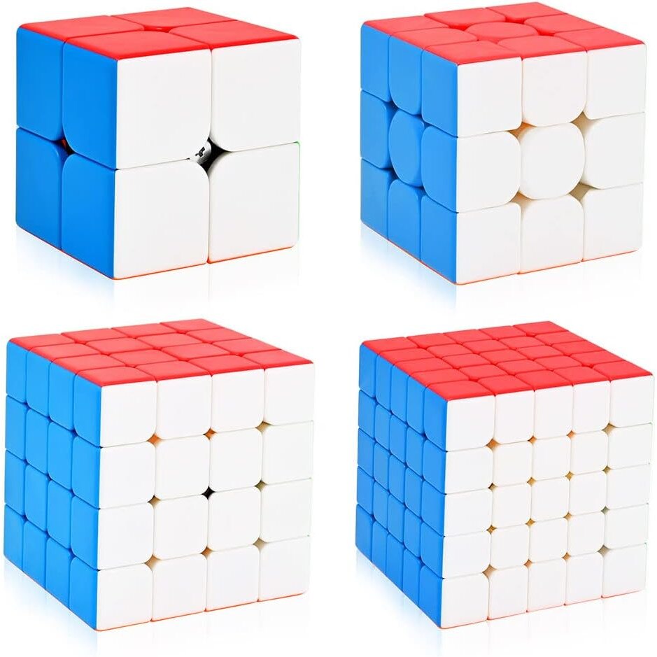 Set de 4 cuburi Rubik's, MoYu, Multicolor - eMAG.ro