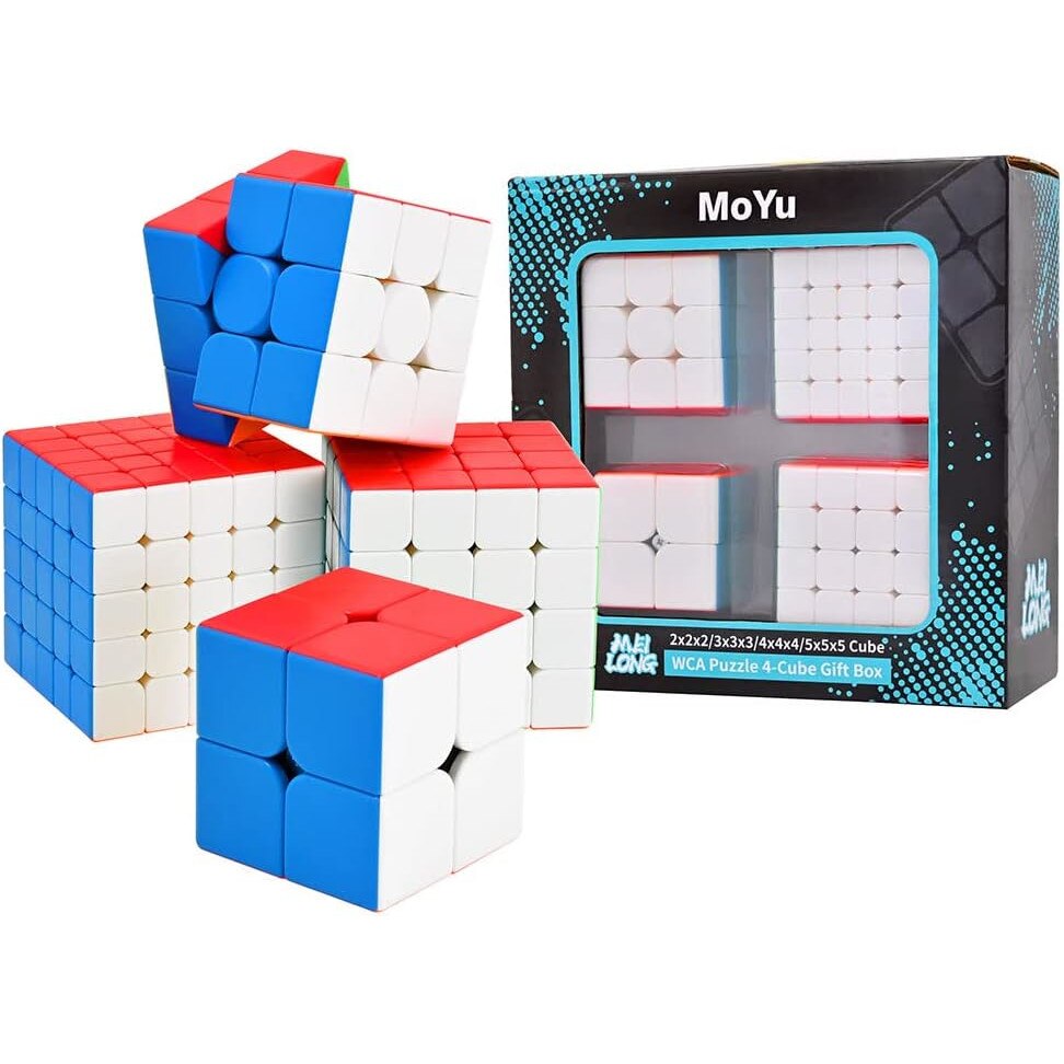 Set de 4 cuburi Rubik's, MoYu, Multicolor - eMAG.ro
