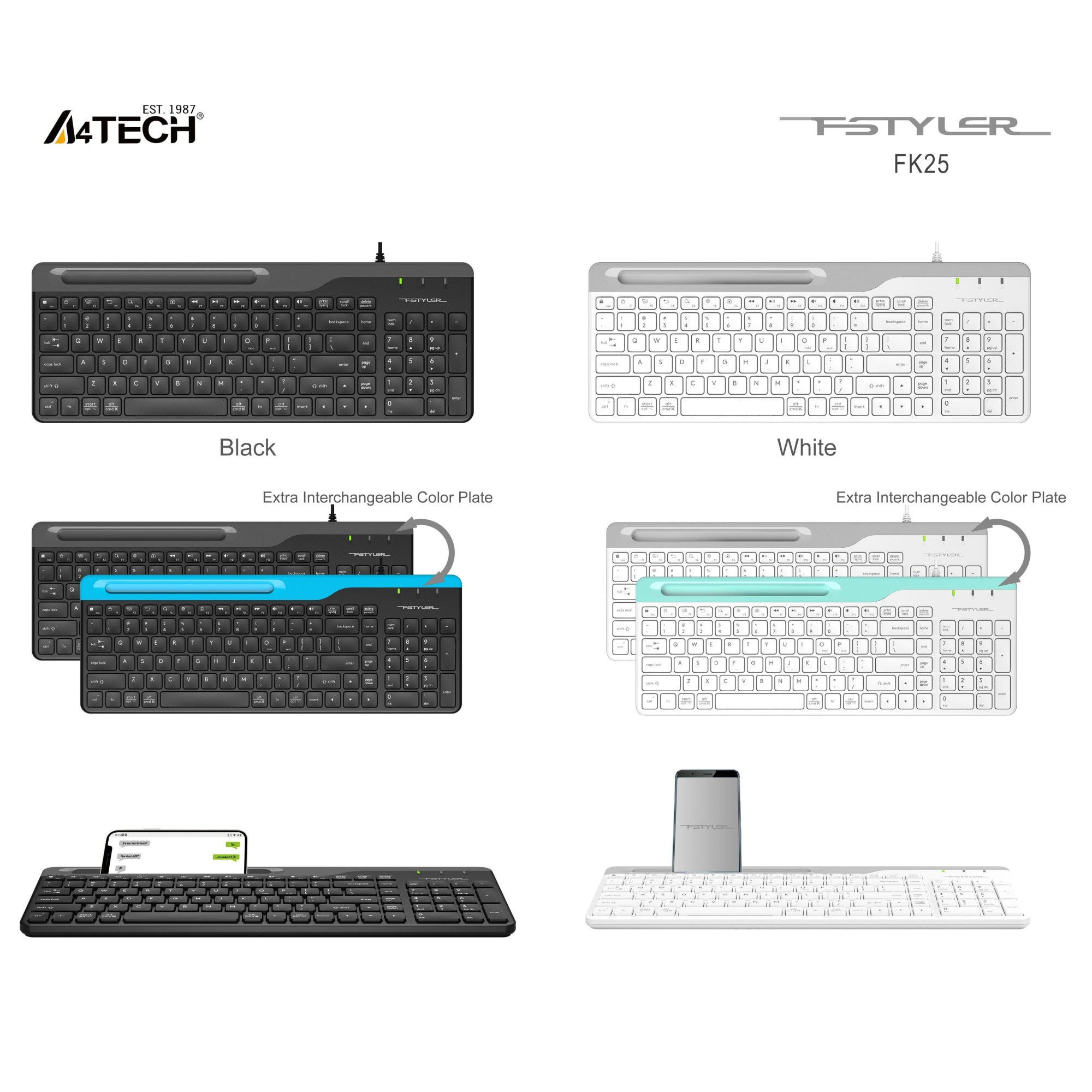 Клавиатура FK25-BLACK - eMAG.bg