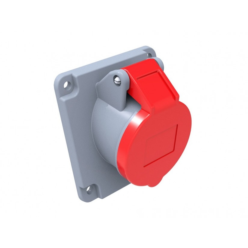 Priza industriala Bemis BC1-3505-2420 3P+N+E, 32A, 380V, unghi 45 ...