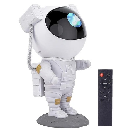 Proiector laser Astronaut cu joc de lumini nebula si stele, LED - eMAG.ro
