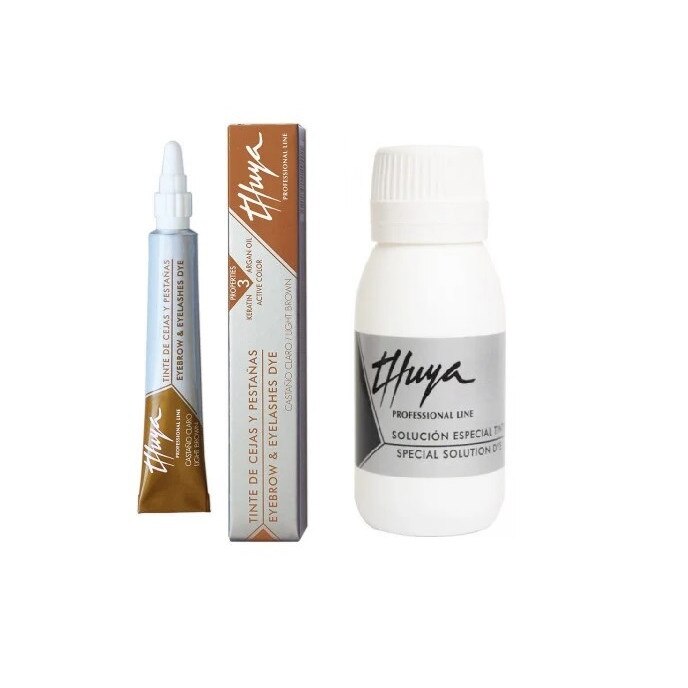 Kit Vopsire Gene Sprancene, Vopsea Maro Deschis 14 ml si Oxidant Lichid ...