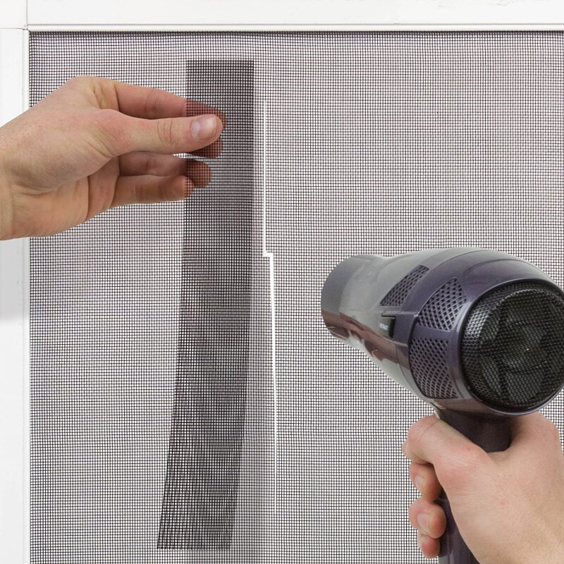 Banda adeziva pentru reparare plasa de tantari, insecte, rezistenta la ...