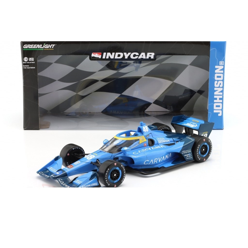 Macheta Formula 1 Jimmie Johnson #48 Indycar - 1/18 Greenlight - eMAG.ro