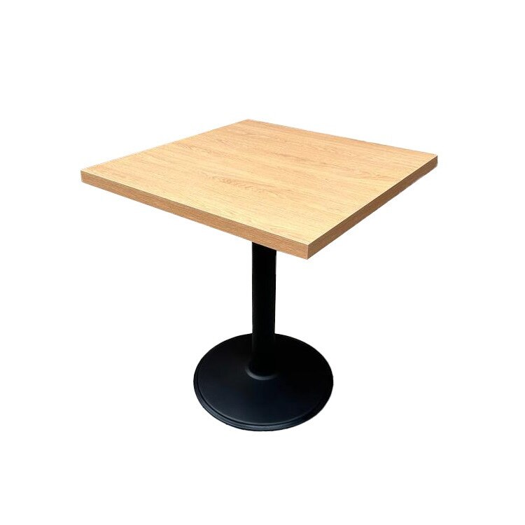 Masa patrata bistro 70x70x76cm, stejar corbridge natur, picior central ...