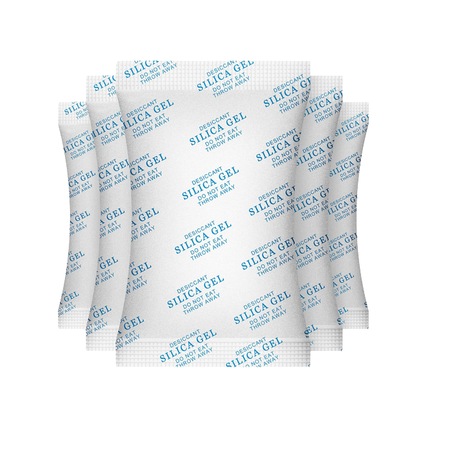 Set de 5 pliculete desicant cu silicagel O2frepak, alb, 100 g - eMAG.ro