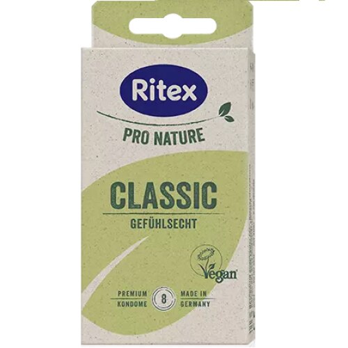 Prezervativ Ritex PRO NATURE CLASSIC 8 bucati - eMAG.ro