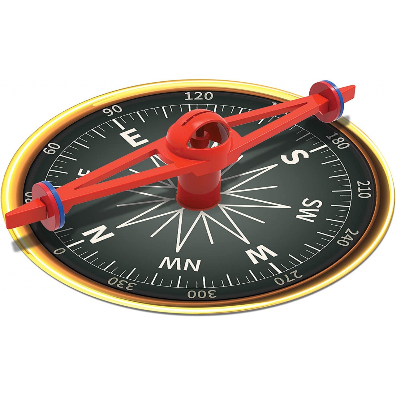 Set educativ, busola magnetica uriasa, KidzLabs, + 5 ani - eMAG.ro