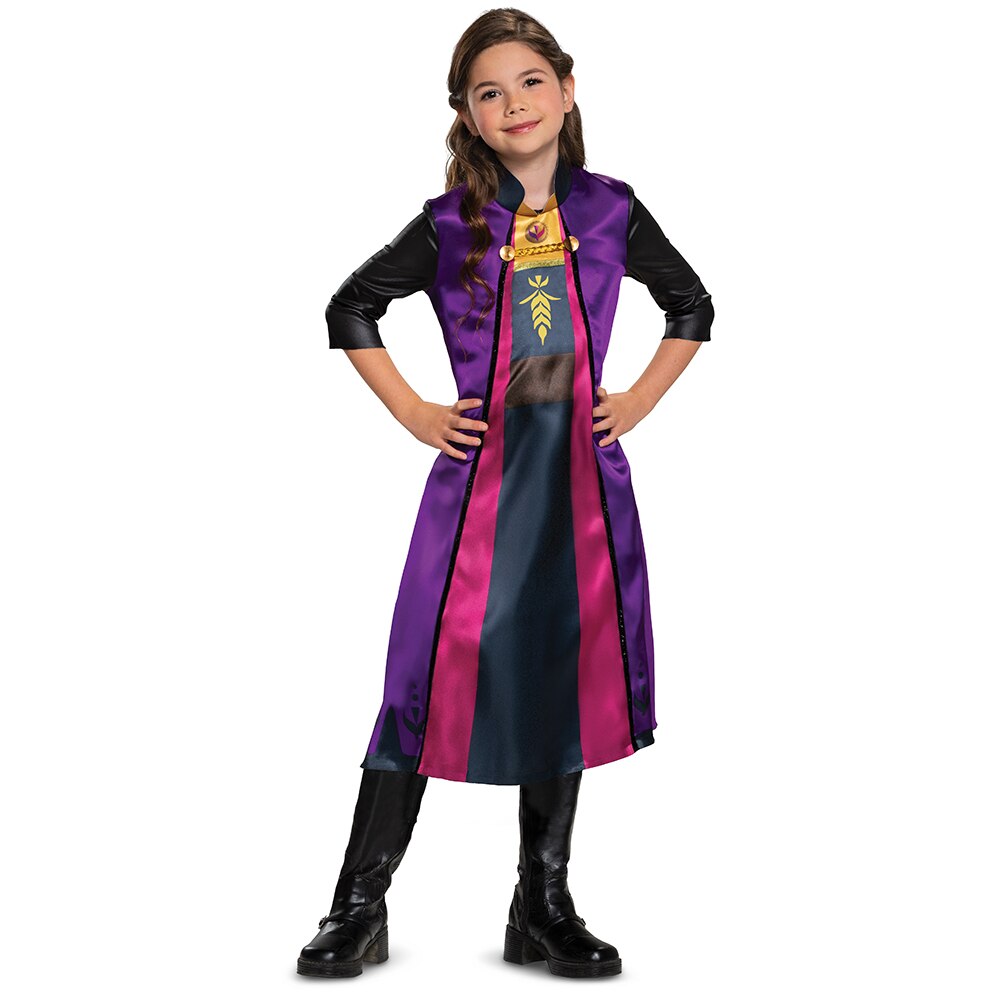 Costum Anna Frozen 2 Rochie Disney - 3 - 4 ani / 110 cm Disguise - eMAG.ro