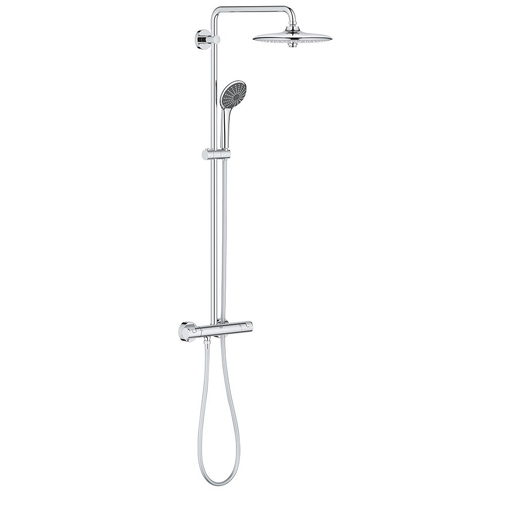 Sistem de dus Grohe Vitalio Joy 260 27298002, 1/2'', aparent, termostat ...