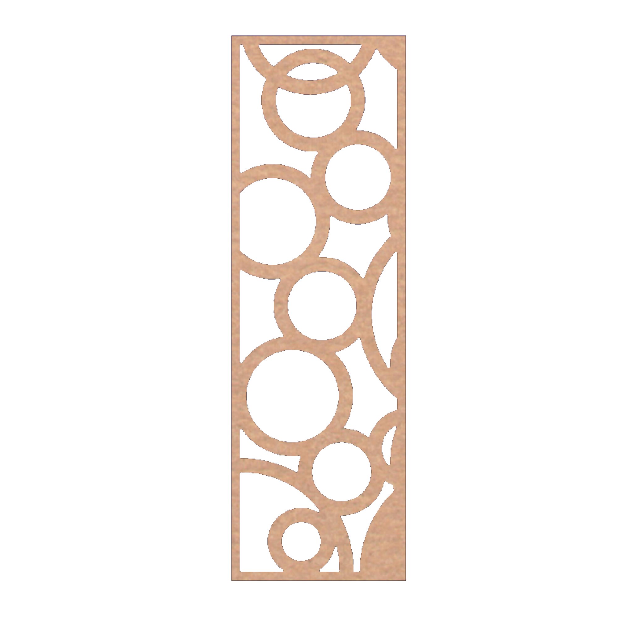 Panou decorativ traforat Mdf natur, Mos131, 150 x 48 cm, 6 mm - eMAG.ro