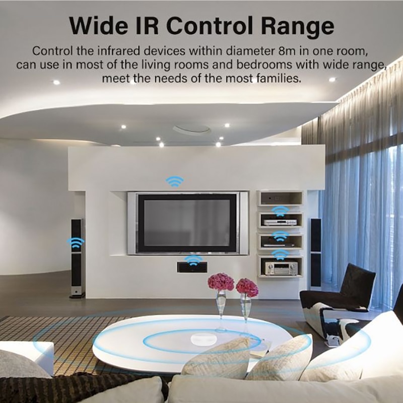Telecomanda universala IR WiFi inteligenta, BOMSTOM, pentru TV/IR/Home ...