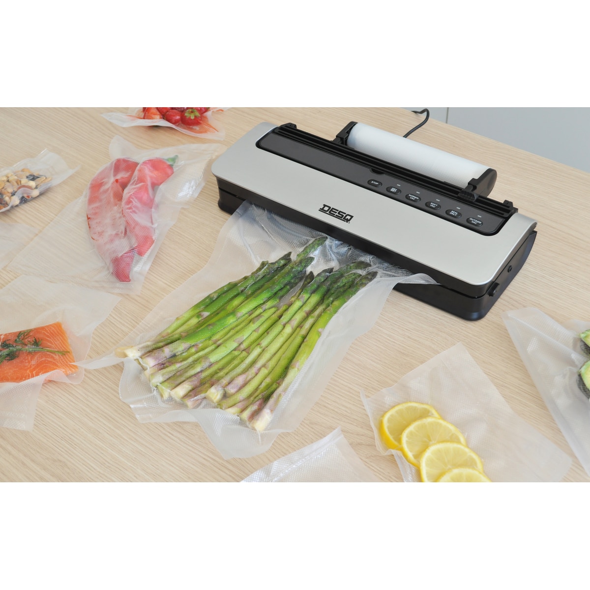 Aparat de vidat si sigilat pungi alimentare, DESQ 8000 - eMAG.ro