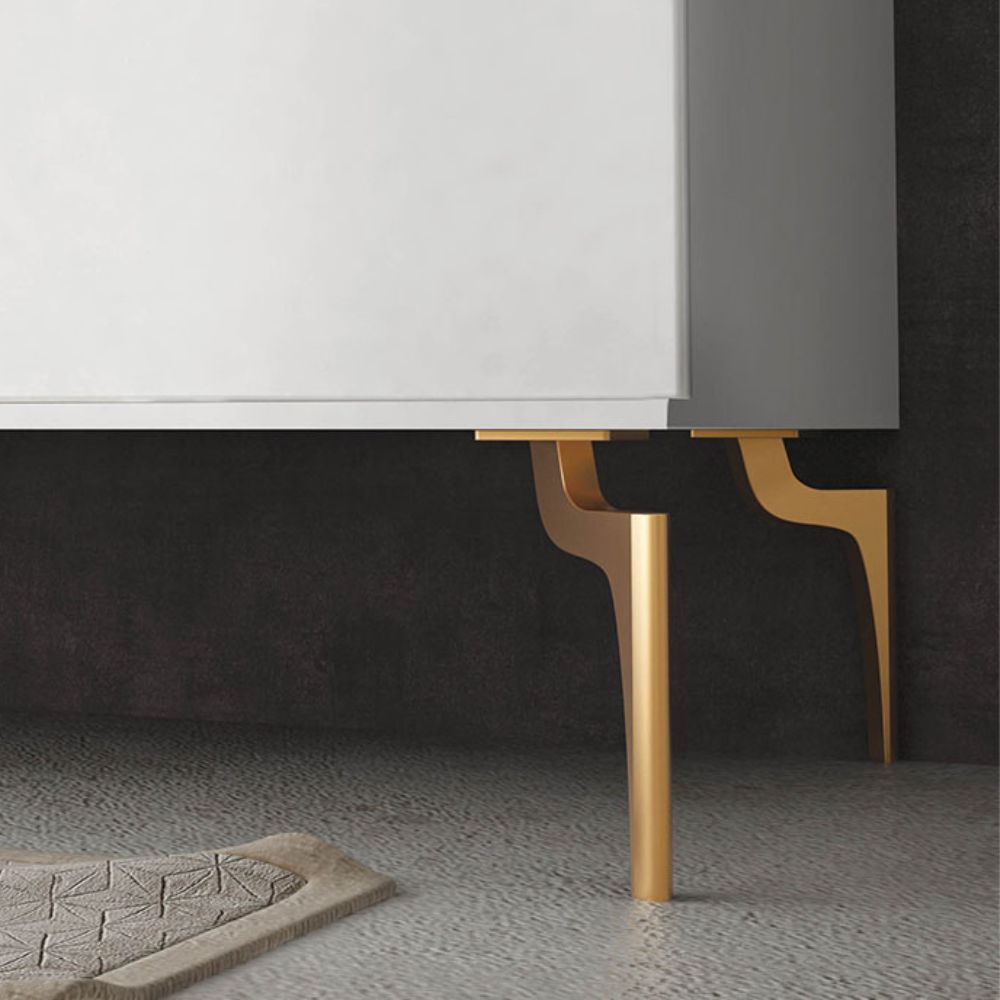 Picior Mobila Zarif 200 mm Auriu Mat - eMAG.ro