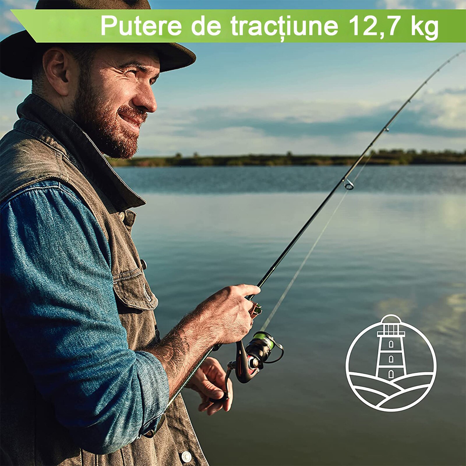 Fir textil impletit in 4 fire, NOUDWELL, 300m, 12.7KG, diametru 0.23mm ...