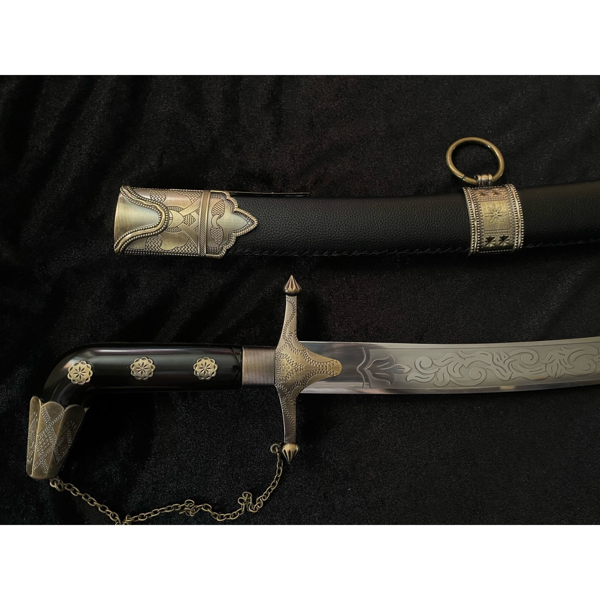 Sabie de Colectie cu Teaca, Inox, 94cm, JOT097C - eMAG.ro