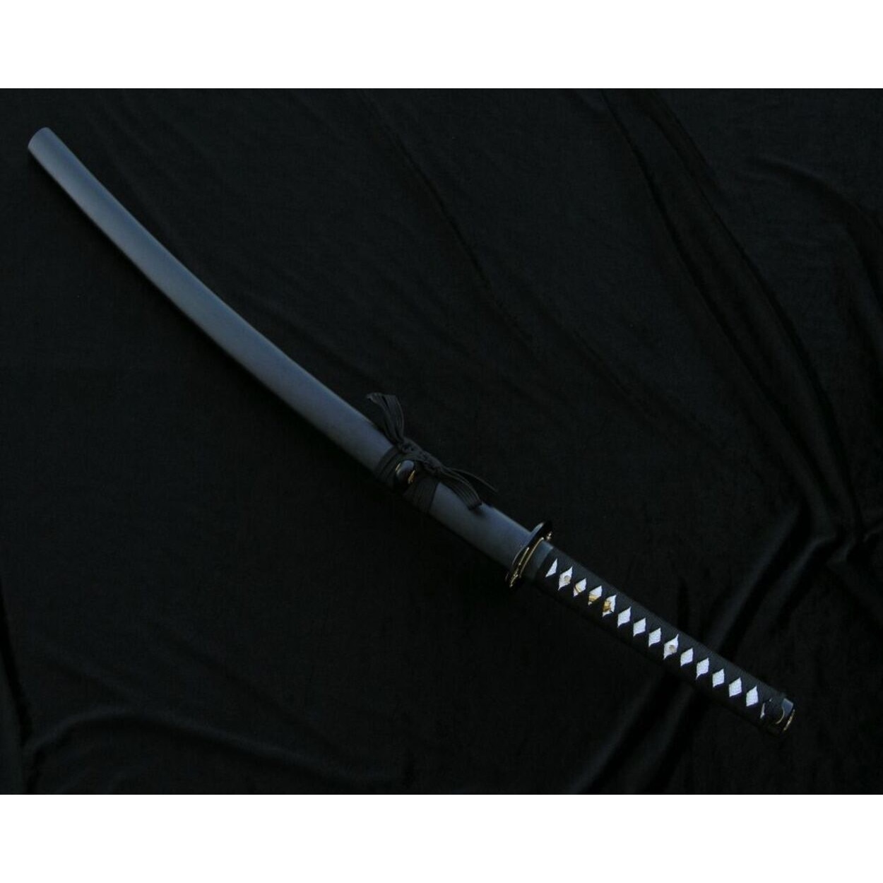 Sabie Samurai de Antrenament cu Teaca, Negru, Otel Carbon, 99cm, SW ...