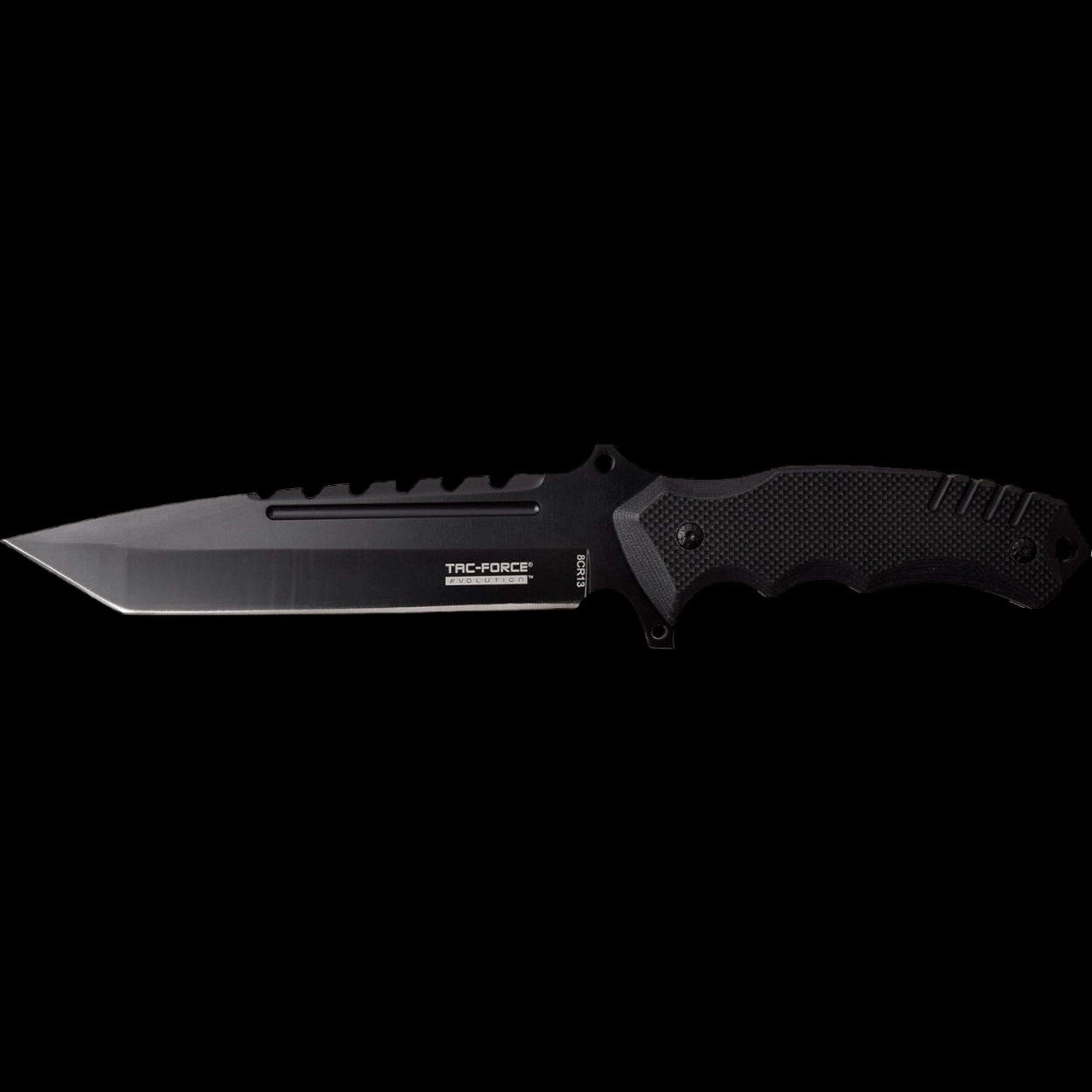 Cutit Tactic cu Teaca, 31cm, Lama Fixa, Inox, TFE-FIX017T-BK - eMAG.ro