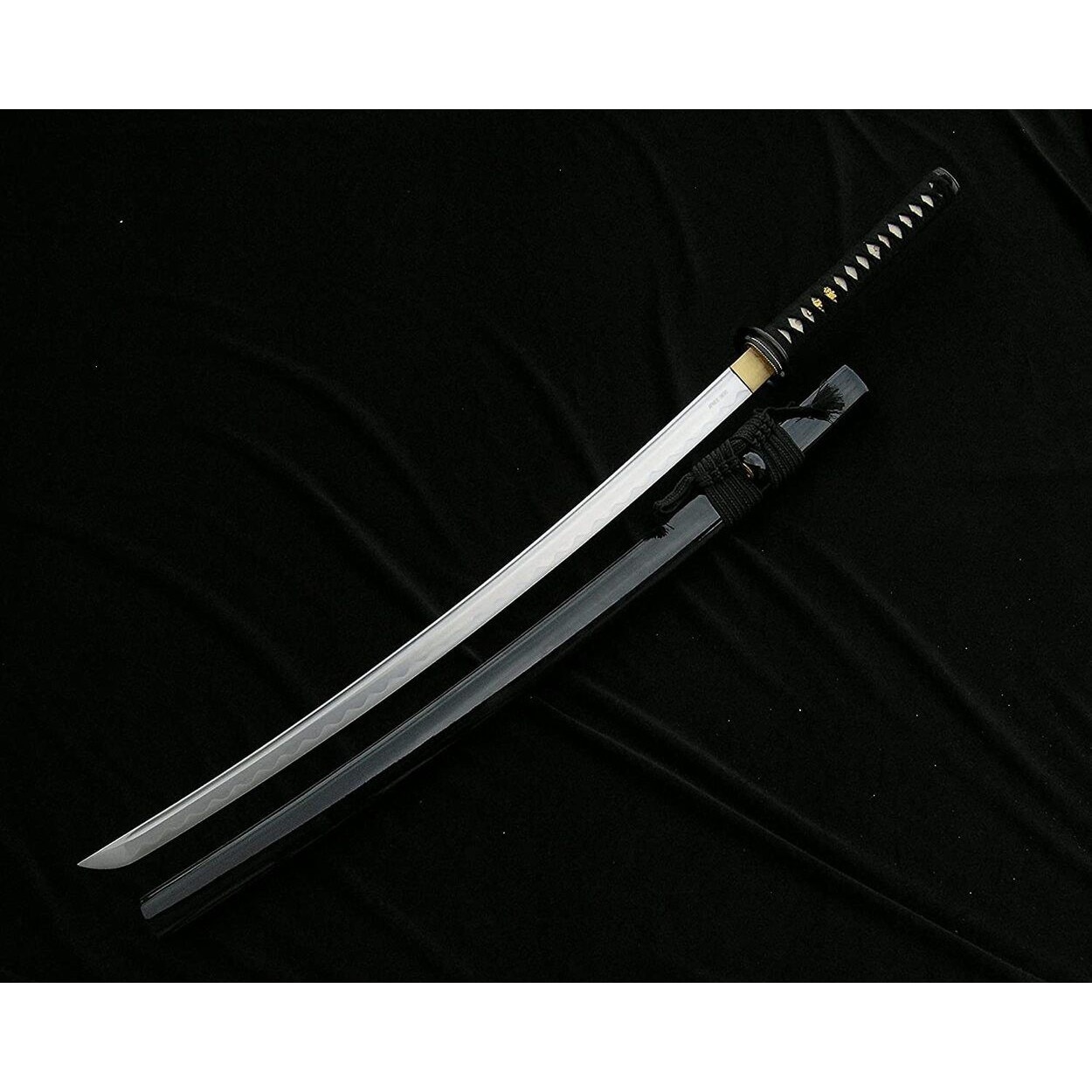 Sabie Samurai cu Teaca, Negru, Lemn Tare, Otel carbon, 99cm, SW-9261 ...